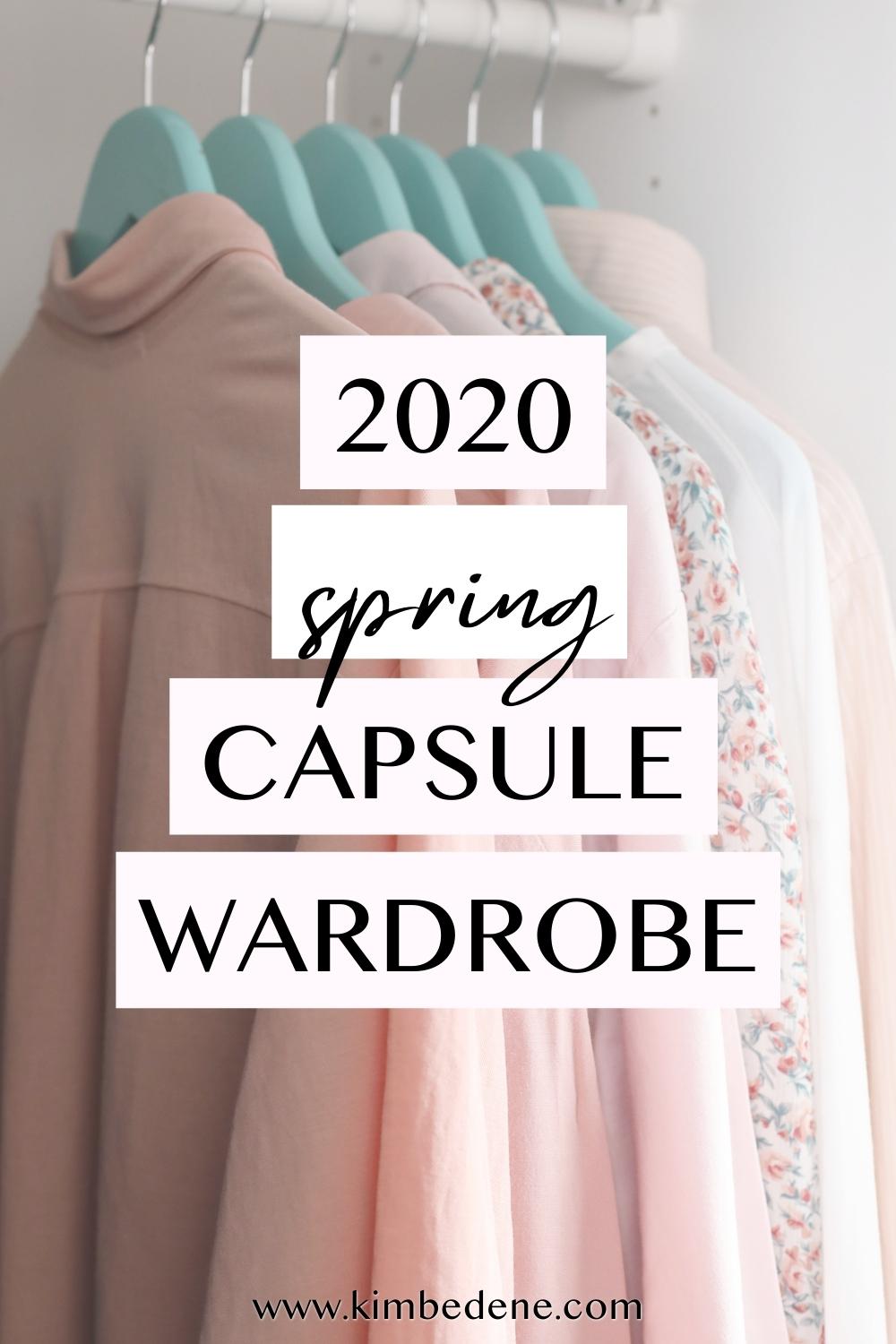 My spring capsule wardrobe 2020 - Kim Bedene